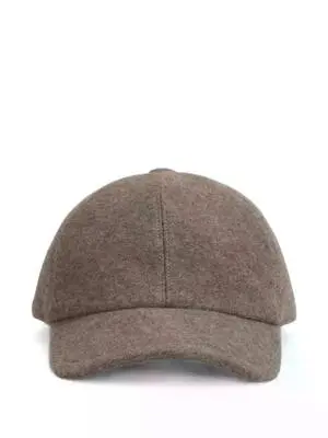 Fedeli Brushed-effect Cashmere Cap - Brown