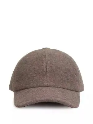 Fedeli Brushed-effect Cashmere Cap - Brown