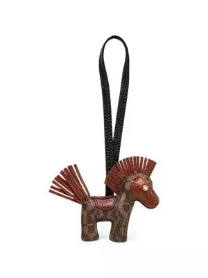 AIGNER Horse-motif Bag Charm - Black
