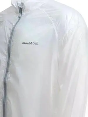MONTBELL Ex Light Wind Logo-print Zip-up Jacket - White