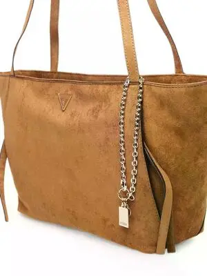 Guess Logo-plaque Chain-link Shoulder Bag