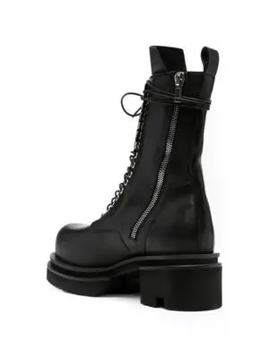 Rick Owens Bogun Lace-up Boots