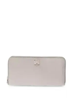 Guess Logo-plaque Zip-around Wallet - Neutrals