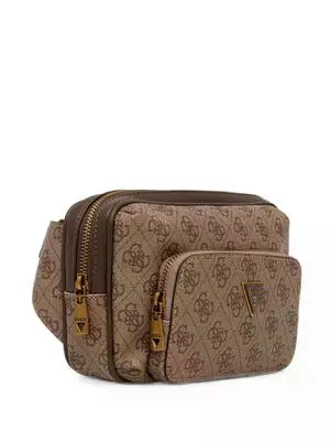 Guess Monogram-print Zip-up Belt Bag