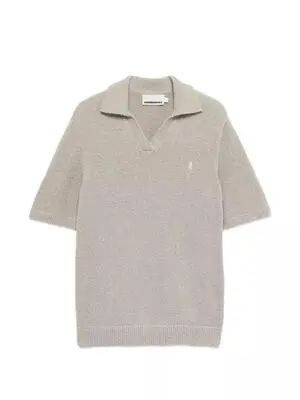 ARMEDANGELS Bouclé-knit T-shirt - Neutrals