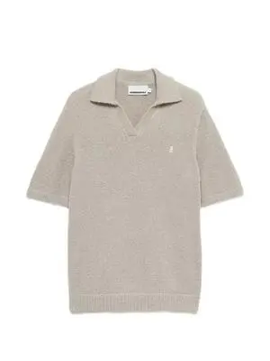 ARMEDANGELS Bouclé-knit T-shirt - Neutrals
