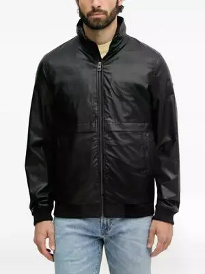Guess Logo-plaque Zip-up Jacket