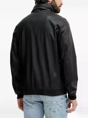 Guess Logo-plaque Zip-up Jacket