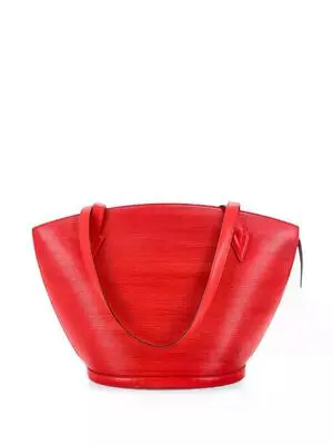 LOUIS VUITTON Saint Jacques Handbag Epi Leather Gm Tote Bag - Red