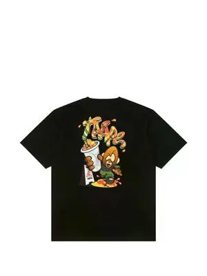 AAPE BY *A BATHING APE Graphic-print Cotton T-shirt - Black