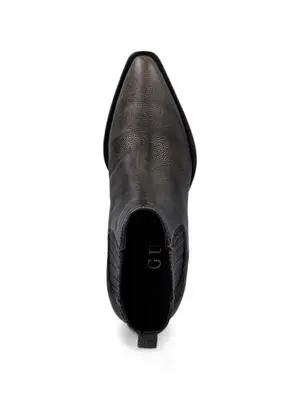 Guess Wynie Grainy-leather Ankle Boots
