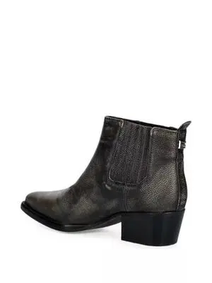 Guess Wynie Grainy-leather Ankle Boots