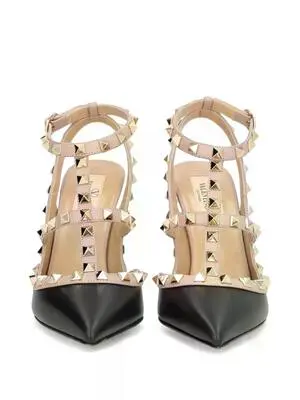Valentino Garavani Rockstud Ankle-strap Pumps