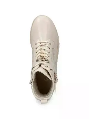 Guess Olanna Logo Combat Boots