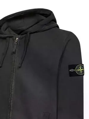 Stone Island Logo-patch Zip-up Hoodie