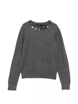 Seventy Sequin-embellished Fine Knit Sweater