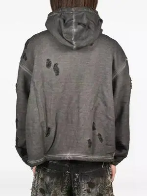 THUG CLUB Rock Distressed Hoodie