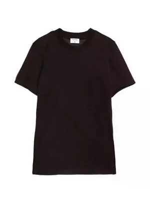 Filippa K Crew-neck Short-sleeve T-shirt - Brown