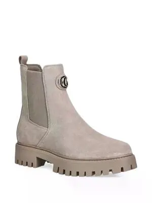 Guess Logo-plaque Chunky-sole Ankle Boots