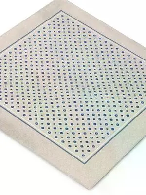 BOSS Geometric-print Pocket Square - Neutrals