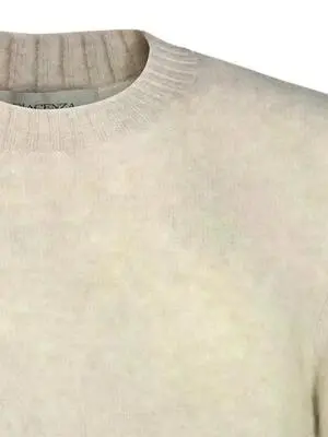 PIACENZA CASHMERE 1733 Brushed-effect Crew-neck Sweater