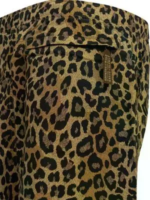 Kapital Leopard-print Belted Shorts