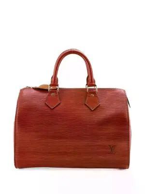LOUIS VUITTON Speedy Handbag Epi Leather 25 Satchel - Brown
