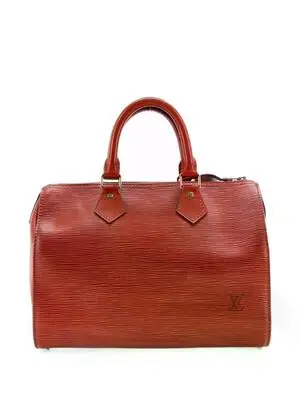 LOUIS VUITTON Speedy Handbag Epi Leather 25 Satchel
