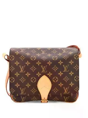 LOUIS VUITTON Cartouchiere Handbag Monogram Canvas Gm Cross Body Bag - Brown