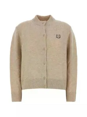 Maison Kitsuné Fox Head Wool Cardigan