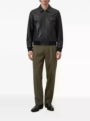 ALTUM Zip-up Leather Coat
