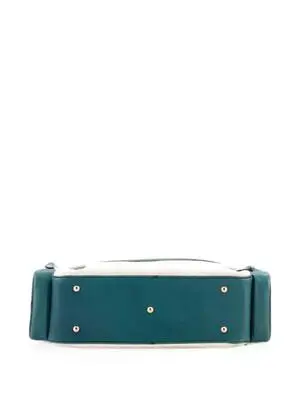 Gucci Multipocket Leather And Canvas East West Shoulder Bag