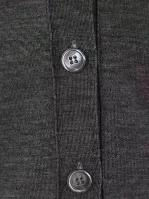 Thom Browne 4-bar Intarsia Cardigan - Grey