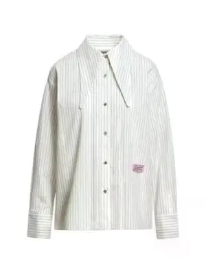 Essentiel Antwerp Pinstripe Pattern Pointed-collar Shirt