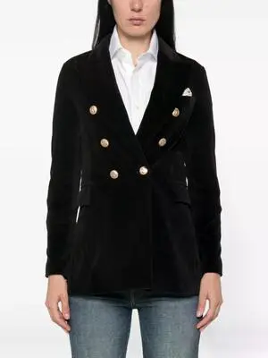 CIRCOLO 1901 Double-breasted Velvet Jacket