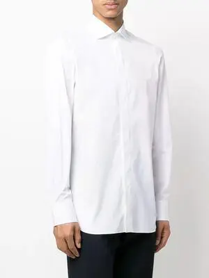 FINAMORE 1925 Long-sleeved Cotton Shirt