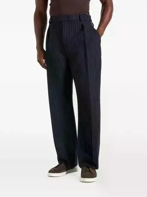 Manière De Voir Dorian Pinstripe Trousers