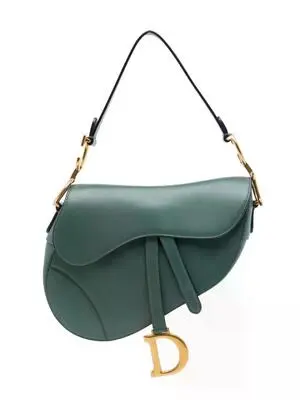 Dior Smooth Calfskin Saddle Bag - Green