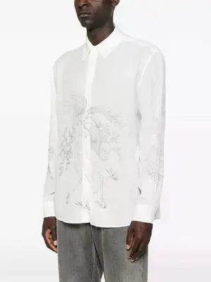 Our Legacy Pointillism Allegory Print Shirt