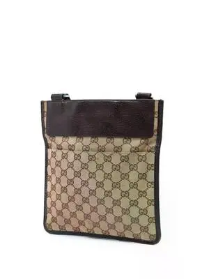 Gucci 2000-2015 Gg Canvas Web Crossbody Bag