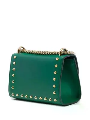 Gucci 2016-2026 Small Pearl Studded Leather Padlock Crossbody Bag