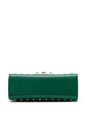 Gucci 2016-2026 Small Pearl Studded Leather Padlock Crossbody Bag