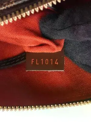 LOUIS VUITTON Damier Ebene Alma Pm Handbag