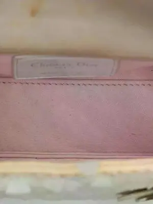 Dior Mini Satin Embellished Lambskin Lady Satchel