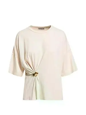 Essentiel Antwerp Hardware-detail T-shirt - Neutrals