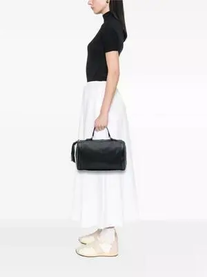 Gucci 2016-2026 Medium Pebbled Calfskin Soho Boston Bag - Black