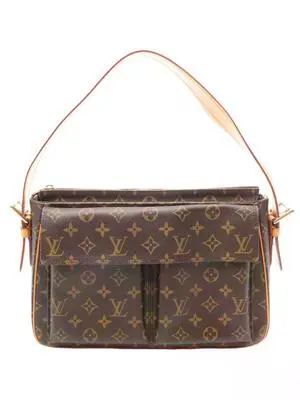 LOUIS VUITTON 2003 Monogram Viva Cite Gm Shoulder Bag - Brown