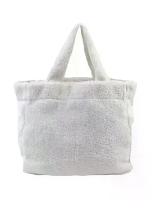 Prada 2021-2026 Spugna Terry Cloth Logo Tote Bag