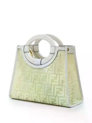 Fendi 2010-2026 Zucca Pvc Runaway Shopper Satchel