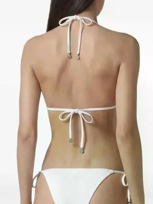 Philipp Plein Hexagon Triangle Bikini Top